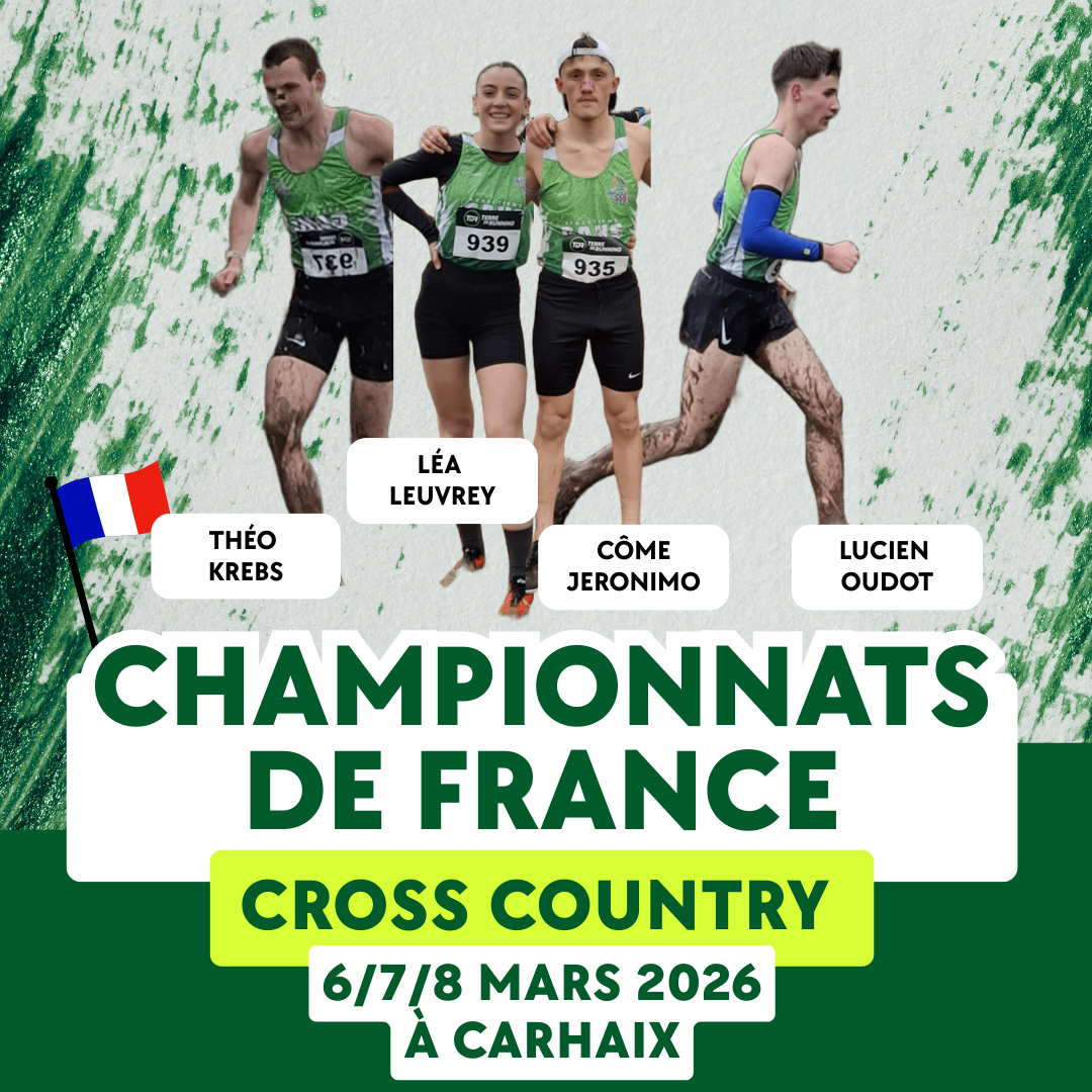 4 athlètes du GAHS aux Championnats de France de Cross-Country 2026 à ...